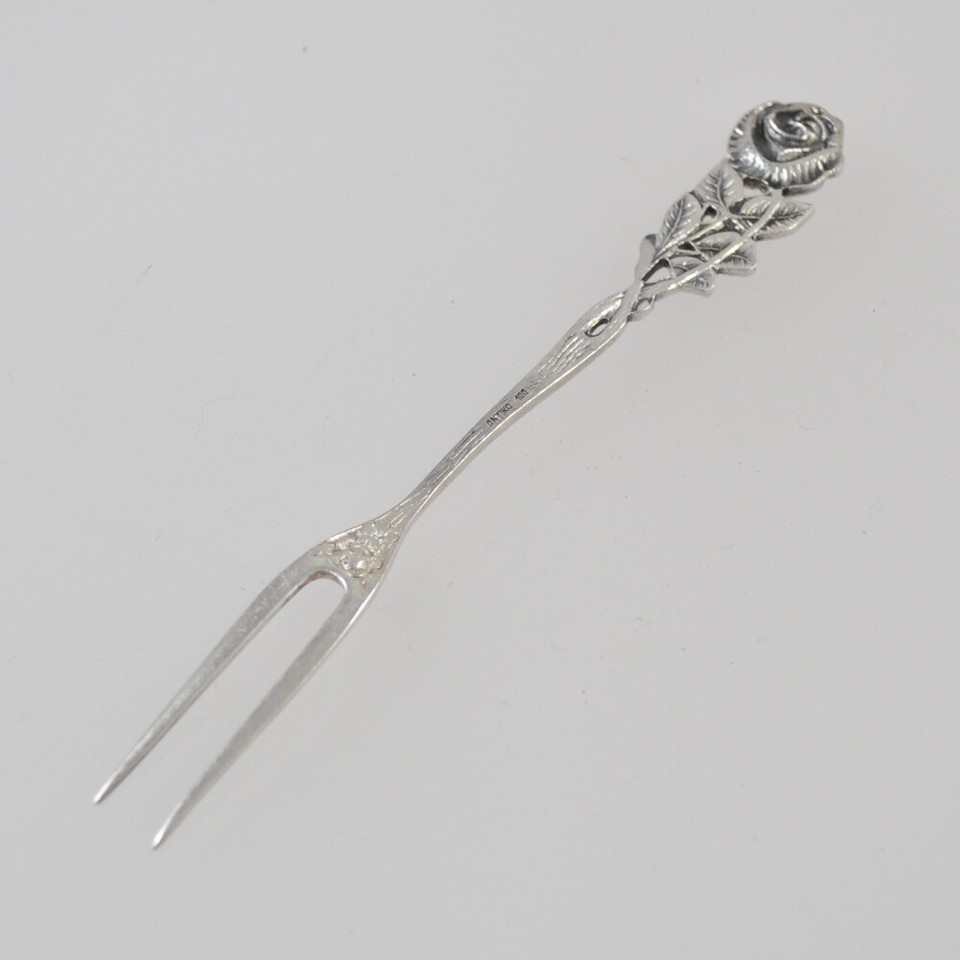 Serving Fork Antiko 100 Silver - Hildesheim Rose - Small Fork | eBay