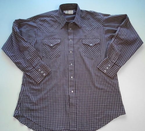 Vintage Ruddock Flying R Ranchwear Shirt XL Extra Long Tail Pearl Snap ...