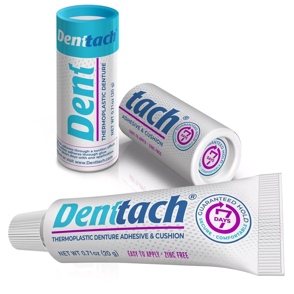 Denttach Denture Adhesive Thermoplastic Denture Adhesive and Cushion ...