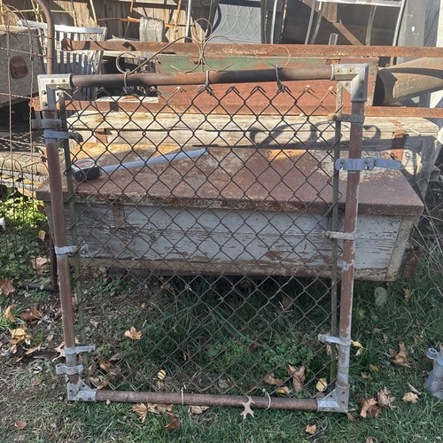 Antique metal garden gate 35”Wide antique twisted wire gate Garden Art ...