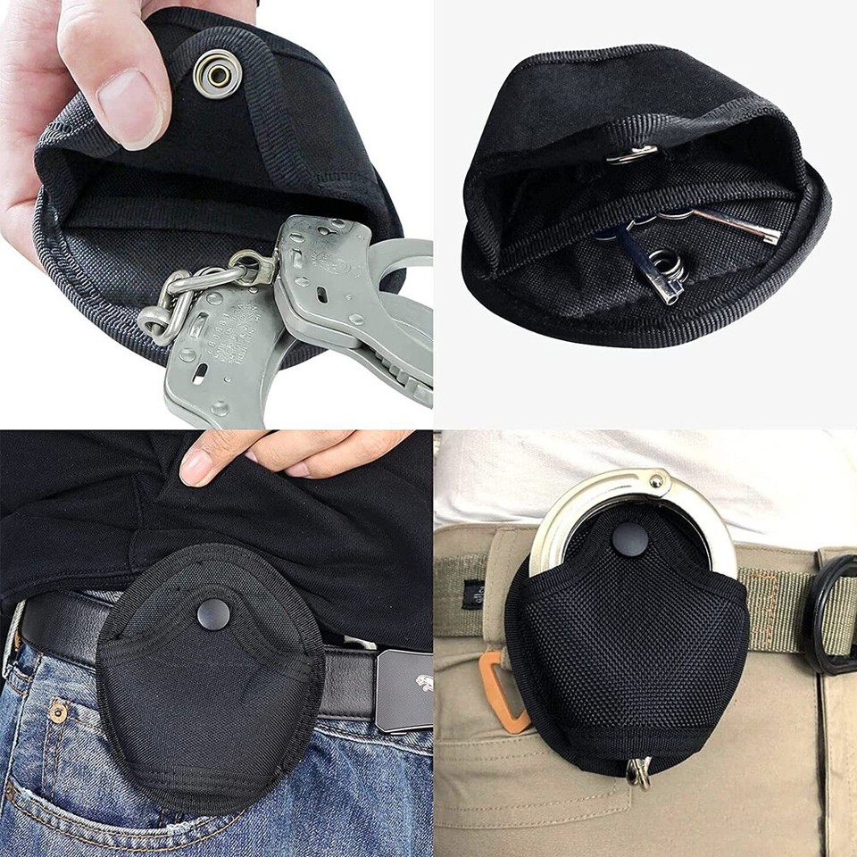 Handcuff Holder Tactical Molle Nylon Handcuff Case Police Holster ...