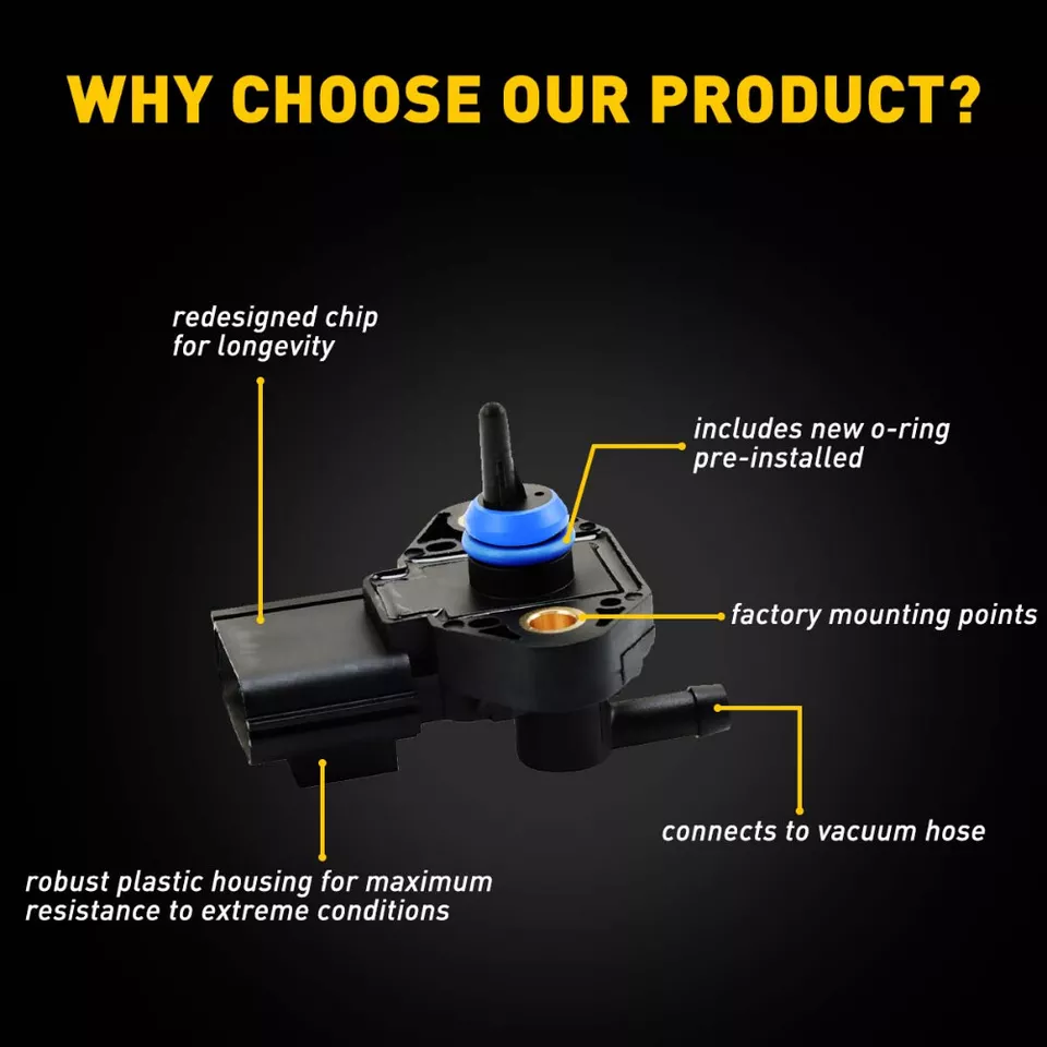 Fuel Sensor Injection Pressure Fits Motorcraft For CM-5229 Ford 3F2Z ...