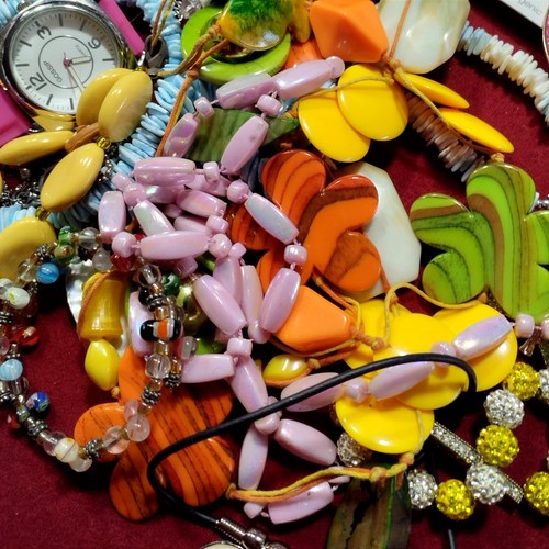 Colorful Cute Jewelry Lot 1LB Wearable Necklace Earings Bracelet Mixed ...