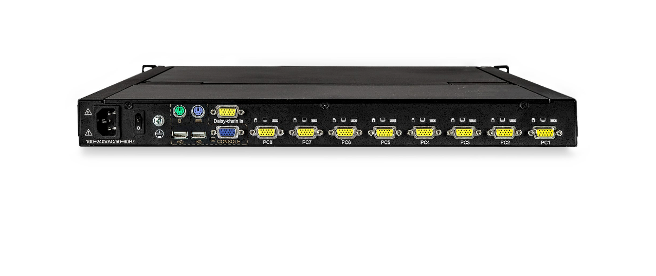 StarTech Rackmount KVM Console - 8 Port w/ 17" LCD Monitor - VGA ...