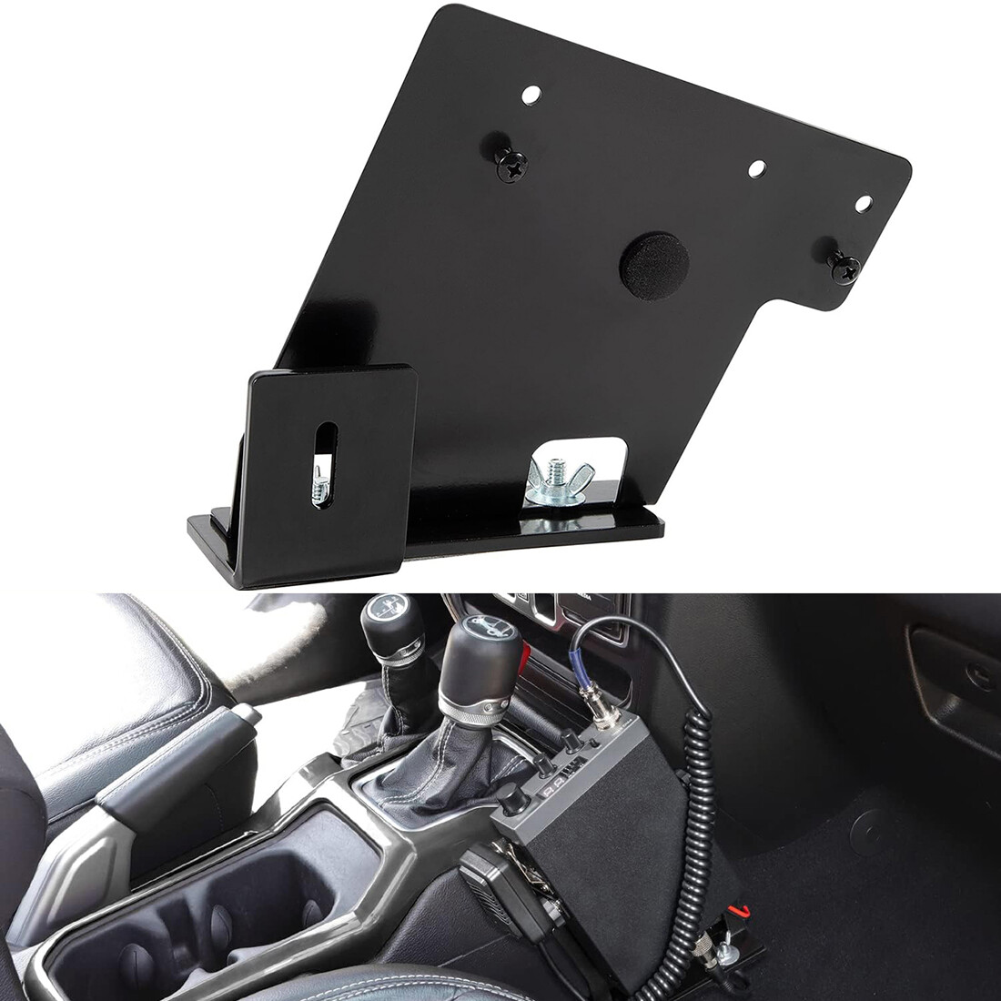 Passenger Side Mobile CB Radio Mount Bracket Holder for Jeep Wrangler ...