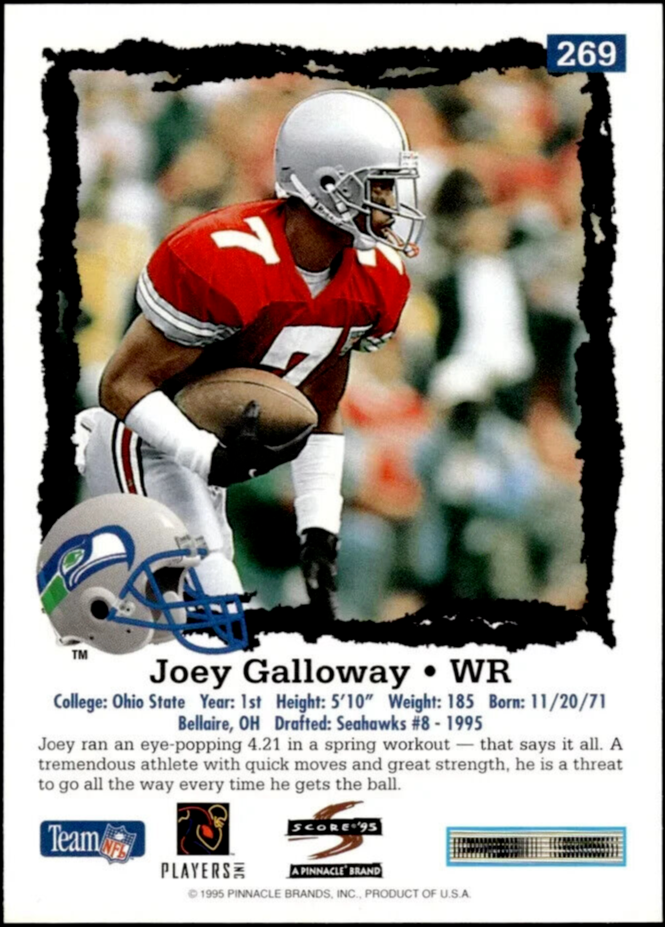 1995 Joey Galloway Score Rookie RC #269-MT | eBay