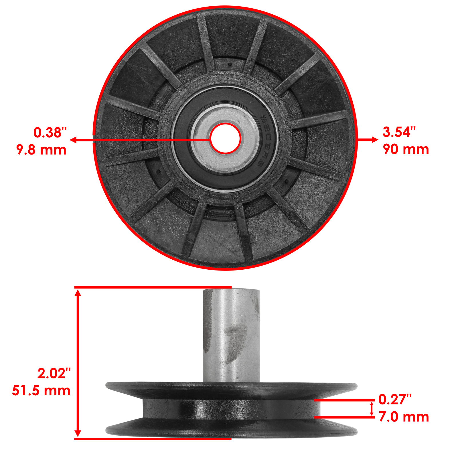 Idler Pulley For Husqvarna Craftsman Ayp 532407287 407287 | eBay
