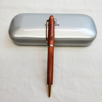Vtg Wood Grain Executive Style Ball Point Pen Advertising Citgo Needs ...