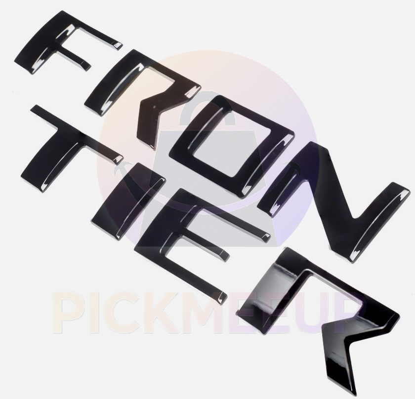 Gloss Black Letters For FRONTIER 2022 2023 2024 2025 2026 Tailgate ...