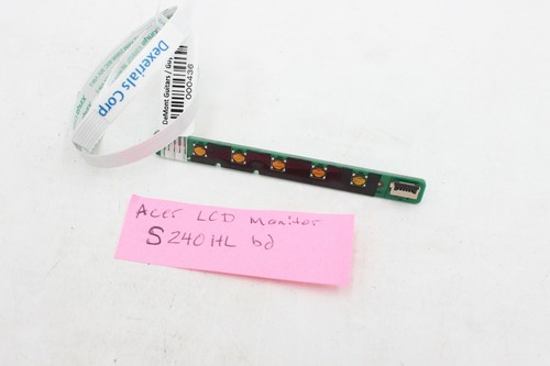 Acer 5240HL bd E227809 HXF-S 94V-0 A4H 19S03 A00 Button Control PCB ...