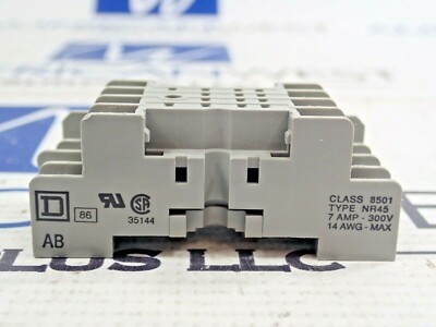 SQUARE D RELAY SOCKET BASE 8501 NR45 7 AMP 300V | eBay