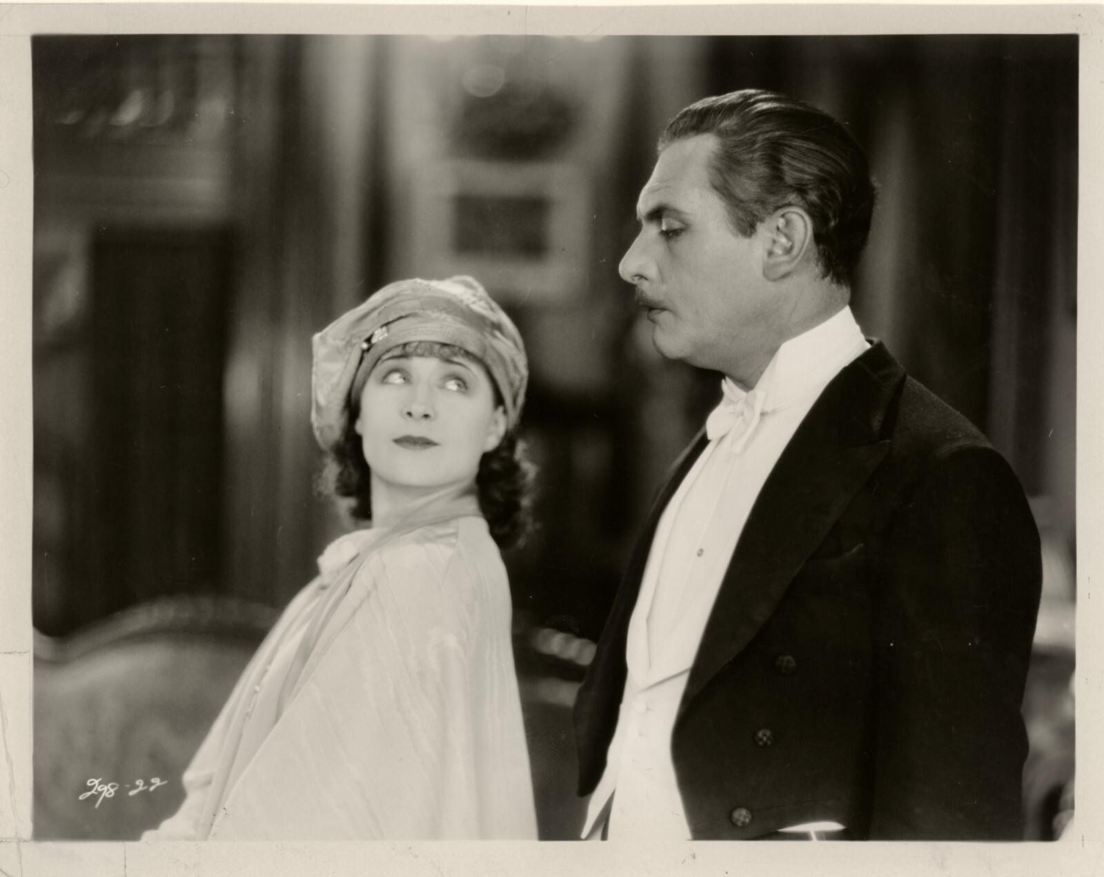 Norma Shearer, Lew Cody ~ ORIGINAL 1927 silent film photo ~ The Demi ...