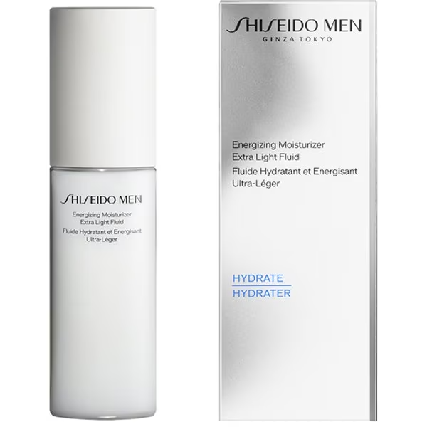 SHISEIDO MEN Energizing Moisturizer Extra Light Fluid Men's Skin Care ...