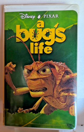 A Bugs Life VHS Tape 1999 Disney Pixar Vintage Rare Hopper Clam Shell ...