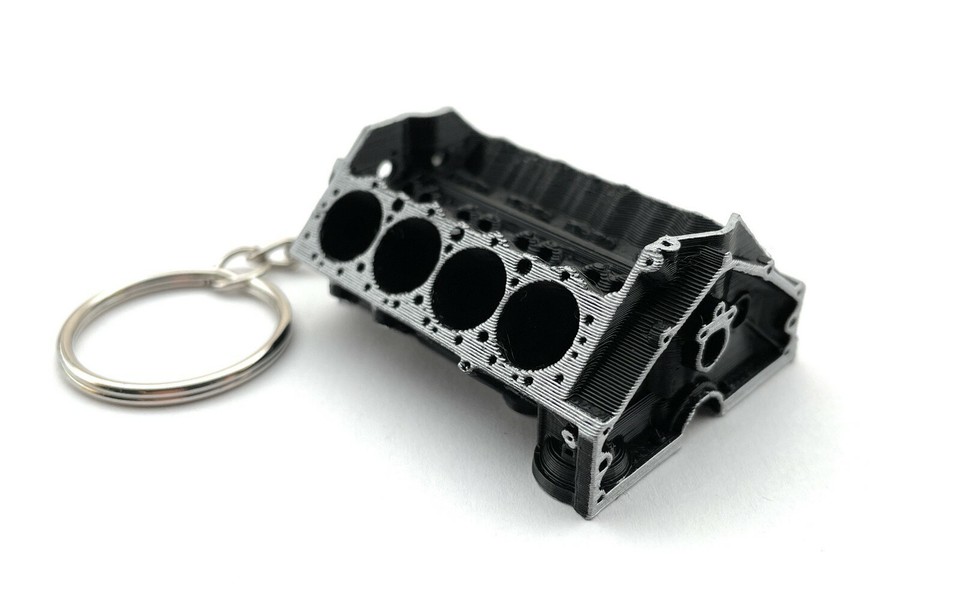 Small Block Chevy V8 Keychain | Model Chevrolet Engine Block | GM ...