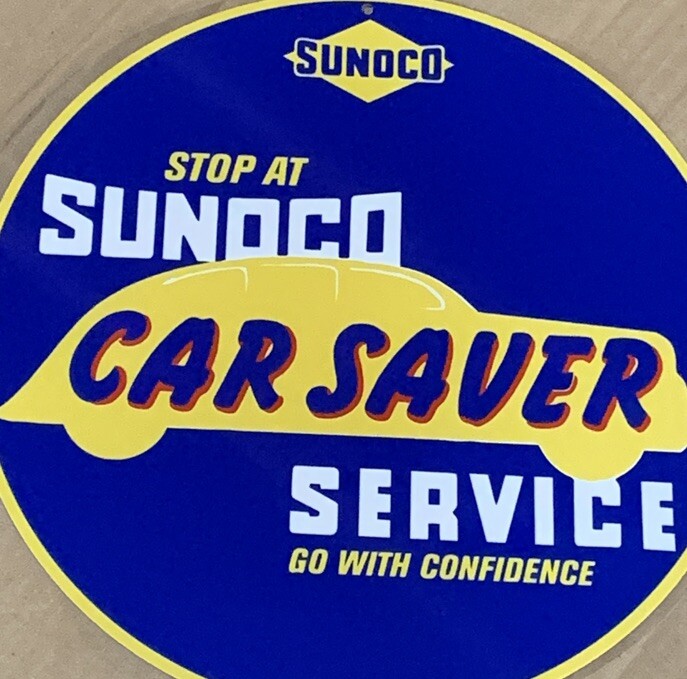 Sunoco Car Service Fuel Oil Gasoline Premium Quality Reproduction ...