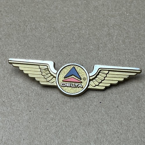 Vintage Delta Airline Wing Pin Plastic Flying Air Pinback | eBay