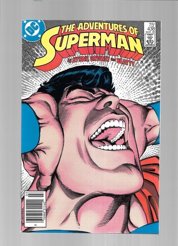 ADVENTURES OF SUPERMAN 438 NEWSSTAND Brainiac Milton Fine Vril Dox ...