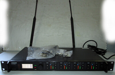SHURE ULXD4Q-G50 470-534 MHz Quad Wireless Receiver for ULXD1, ULXD2 ...