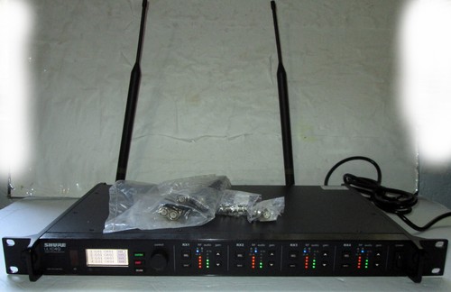 SHURE ULXD4Q-G50 470-534 MHz Quad Wireless Receiver for ULXD1, ULXD2 ...