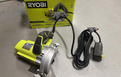 RYOBI 12 AMP Blade Corded Wet Tile Saw 4-Inch Tile Saw - TOOL ONLY ...