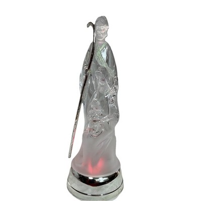 Vintage Lighted Christmas Arcylic Nativity Joseph, Mary & Jesus Color ...