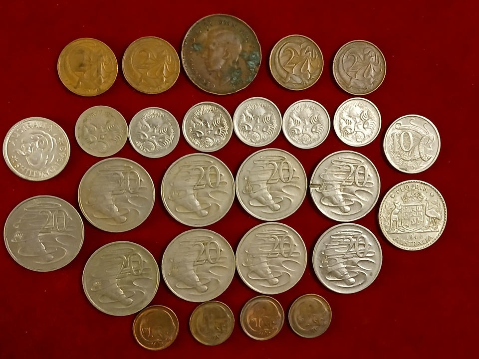 27 AUSTRALIA Coins Collection + 2 silver includes and free shipping in ...