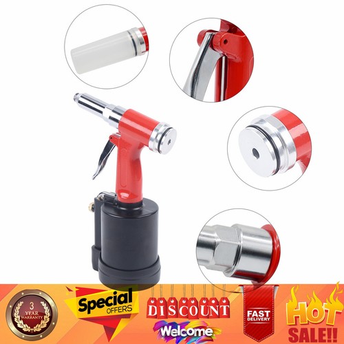 Pneumatic Rivet Gun - Heavy-Duty Tool for Aluminum, Iron & Steel Rivets ...