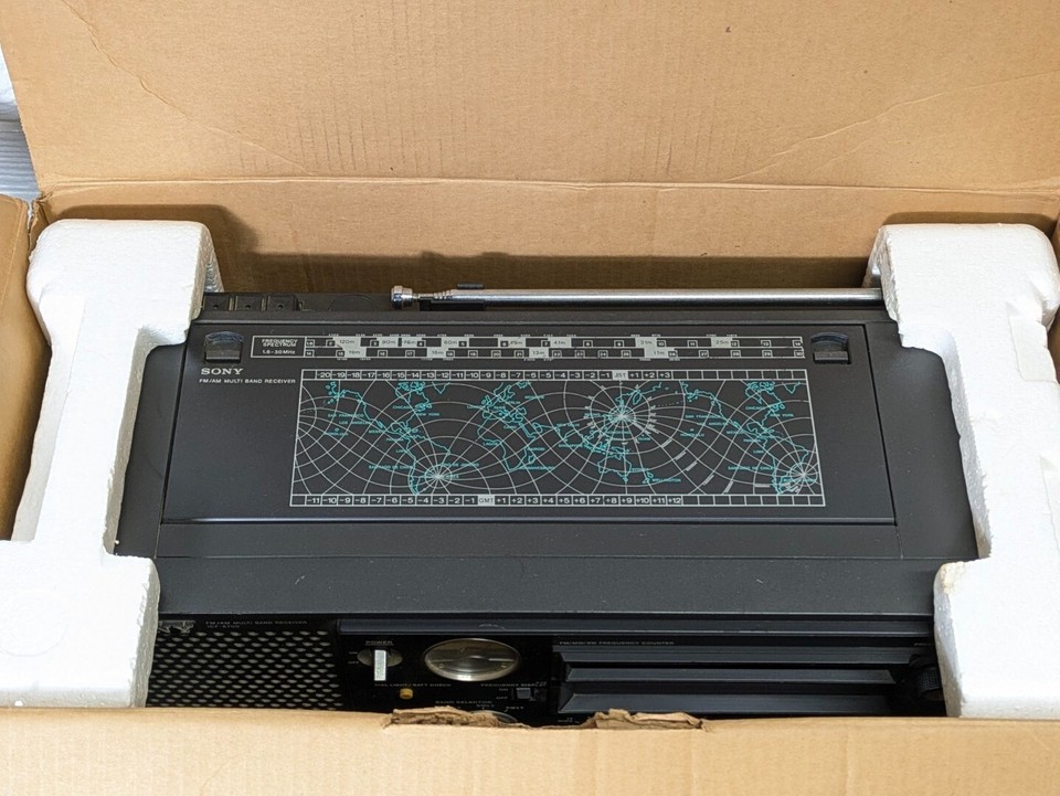 SONY ICF-6700 Radio 5-Band Multiband Receiver Working Confirmed w/Box ...