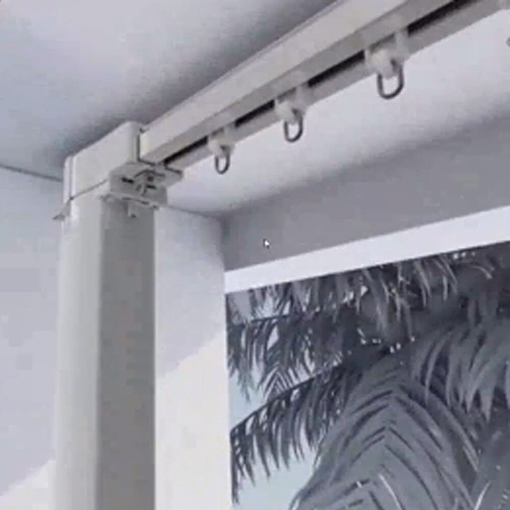 Smart Curtains System Electric Curtain Rod Track Rail Remote Controlled ...