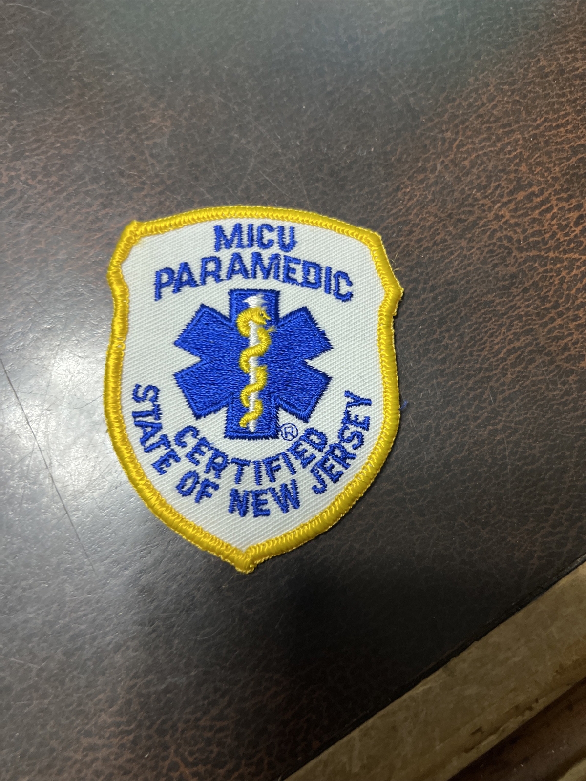 Vtg Obsolete Fire Department Patch New Jersey MICU Paramedic | eBay