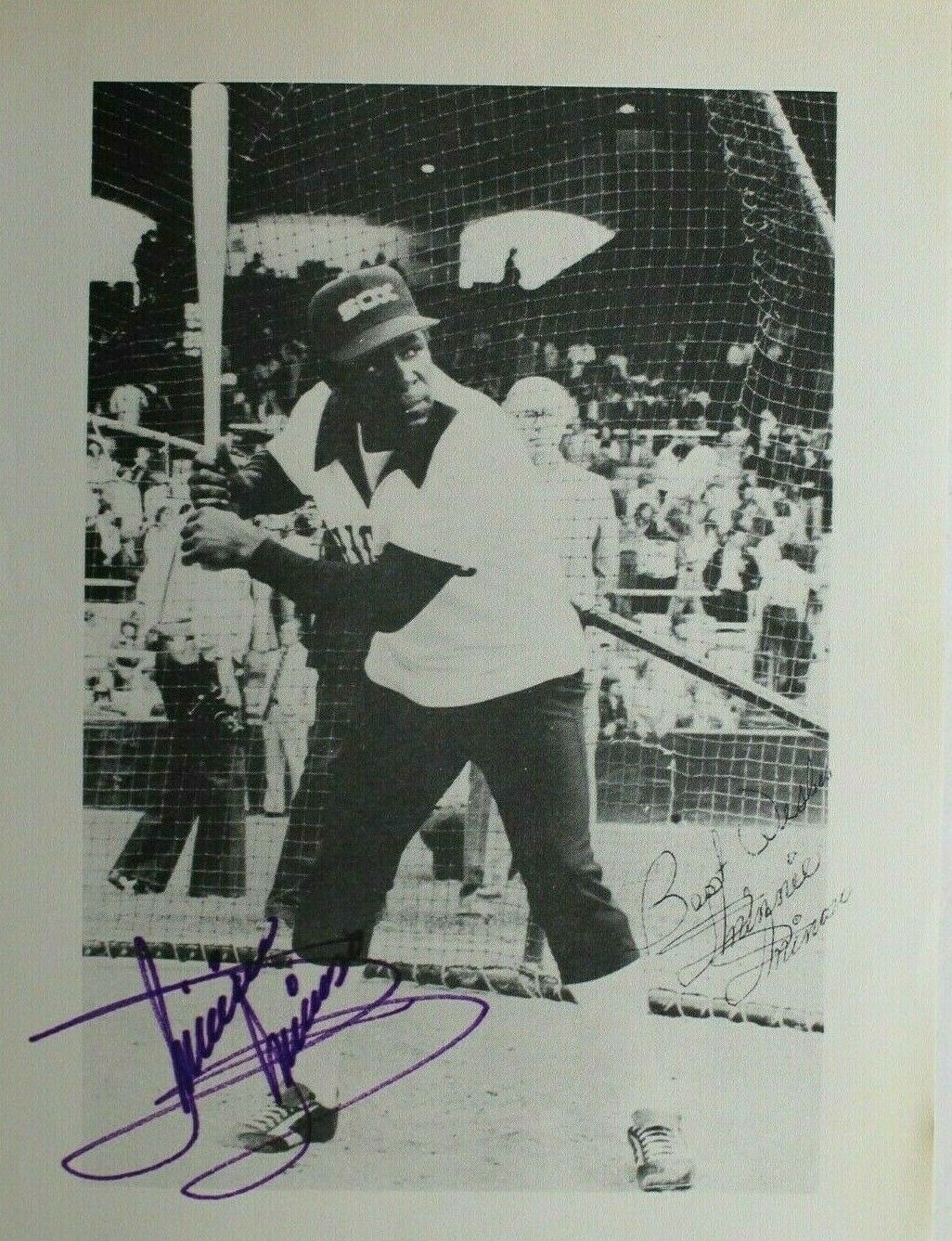 Minnie Miñoso (d.2015) HOF Chicago White Sox Autographed 9x11 Photo ...