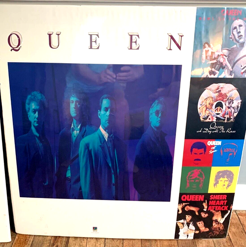 Queen VINYL RECORD/ Record Store Promo Poster 28x28 inch 1991 Rare ...