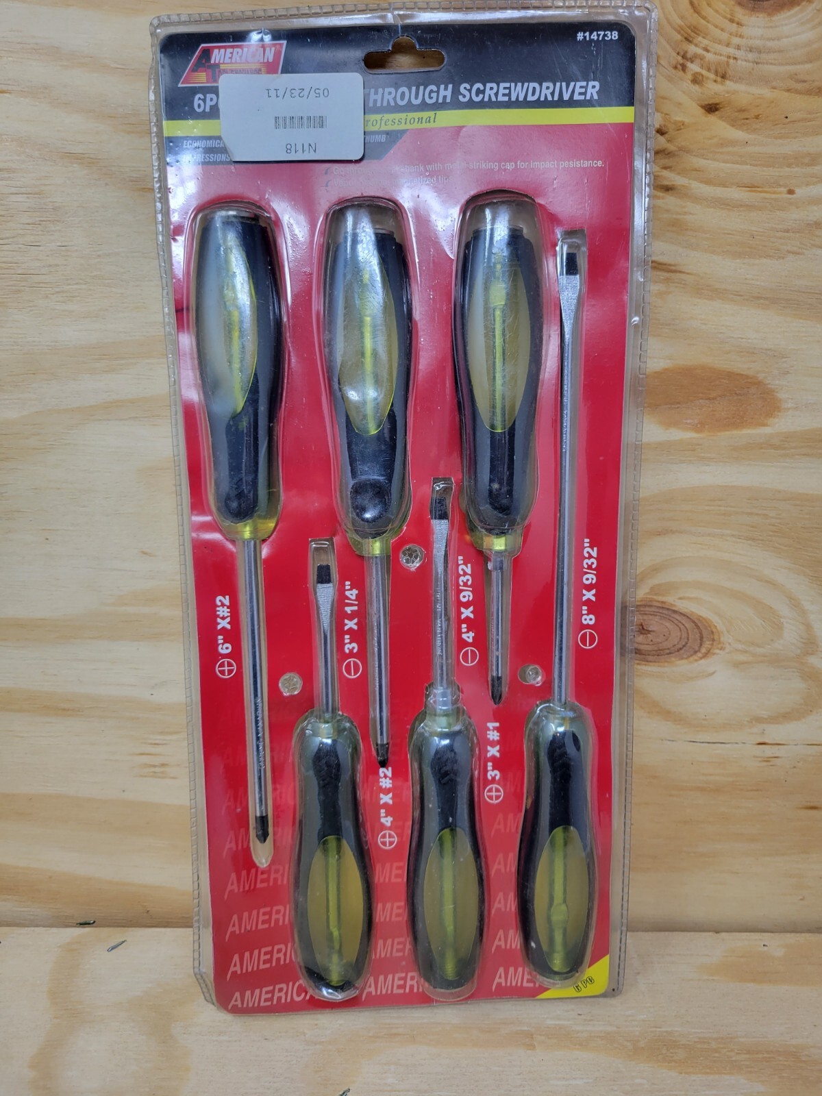 6pc Jumbo Go Through Screwdriver Set Magnetic Tips | eBay