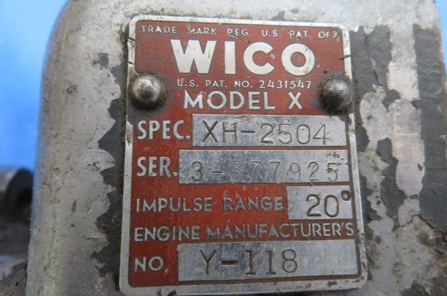 WICO Model X Magneto, Vintage Gear Drive Distributor. Wisconsin Engine ...
