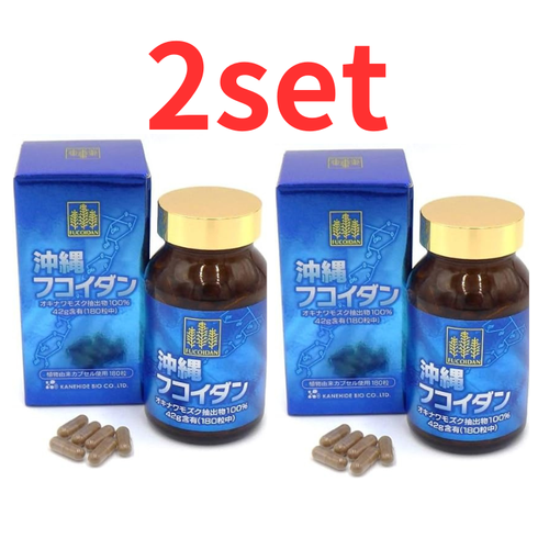 Fucoidan 180 capsules 【2 Box Set】japan okinawa Mozuku seaweed Okinawa New | eBay