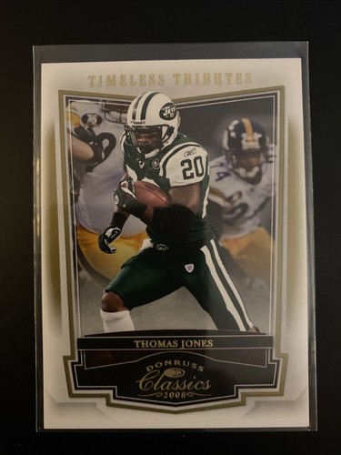 2008 Donruss Classics - Timeless Tributes Gold #70 Thomas Jones /50 for ...