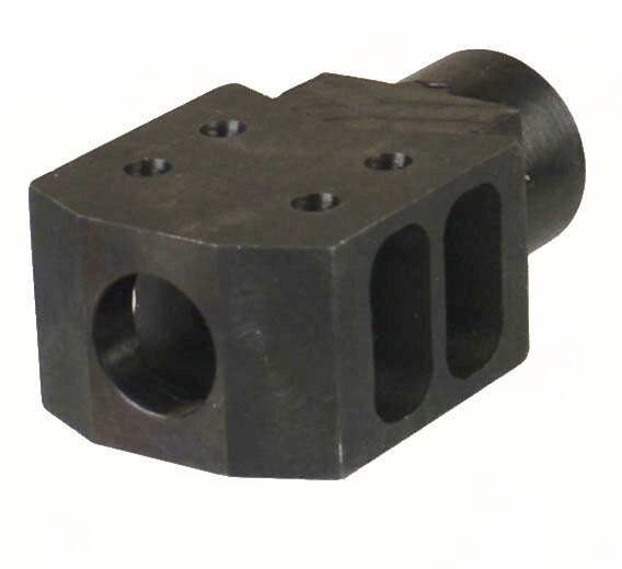Heavy Duty Steel .50 Tanker Style Competition Muzzle Brake 49/64''x20 ...