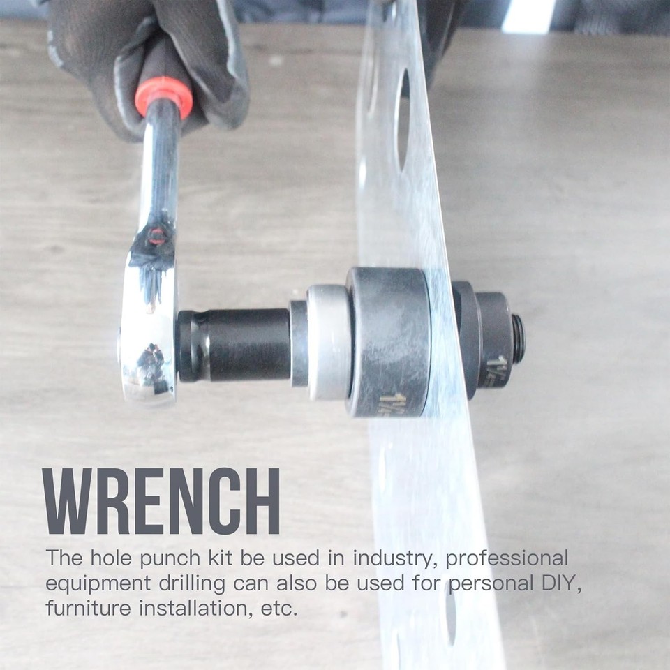 Ratchet Knockout Hole Punch Driver Kits 1/2 to 2 inch SLUG-Buster CC-60 ...