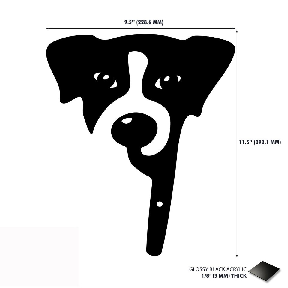 Dog Face Peeker - Outdoor Patio Garden Design Fence Ornament | eBay