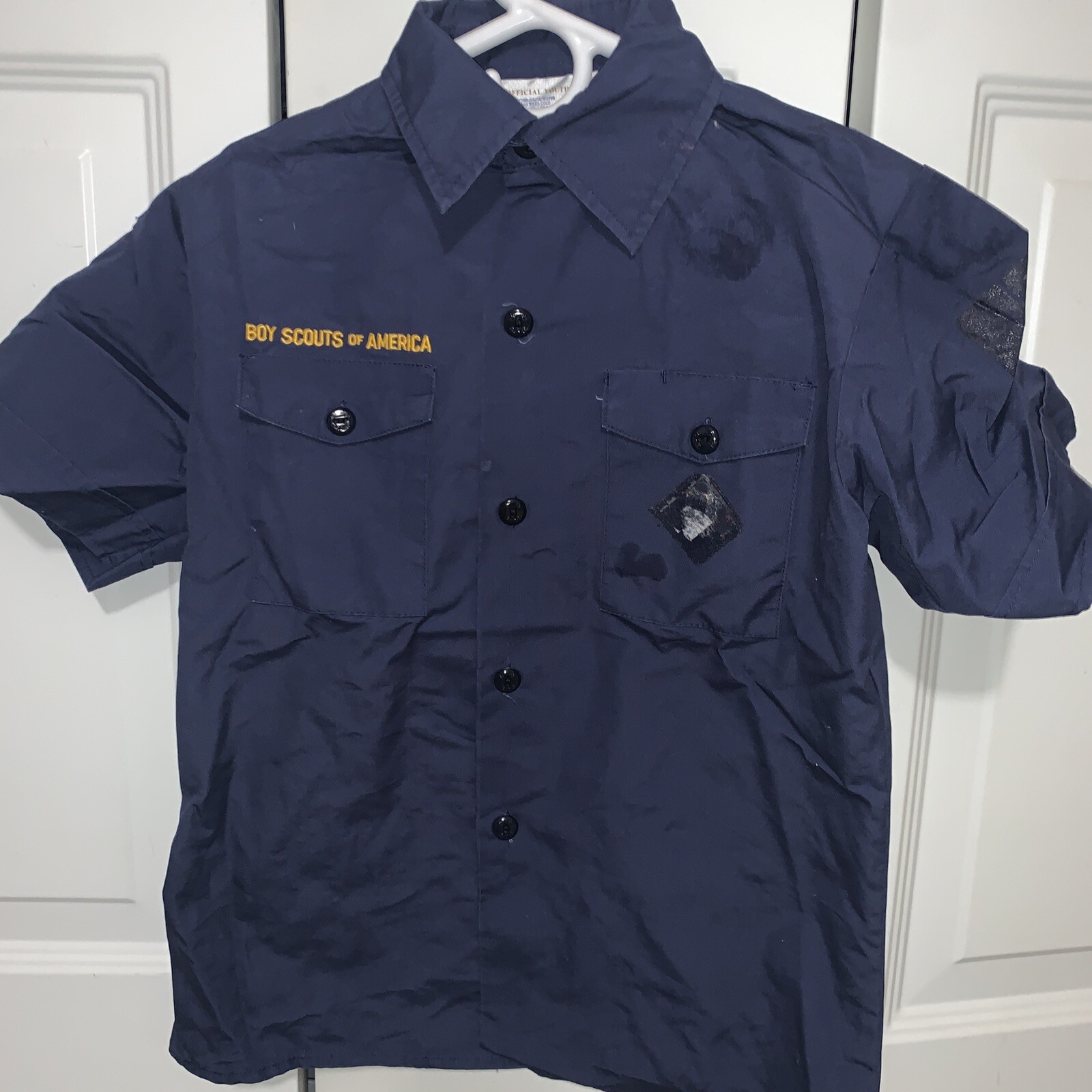 Cub Scout Boy Scouts BSA UNIFORM SHIRT Youth Medium S… - Gem