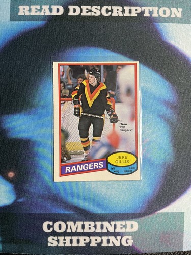 1980-81 O-Pee-Chee Jere Gillis New York Rangers #283 | eBay