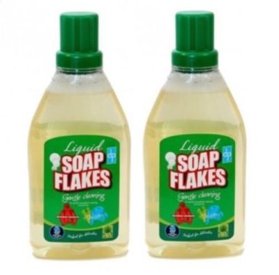 2 x Dri-Pak Liquid Soap Flakes 750ml Pure Soap with No Added Perfumes ...