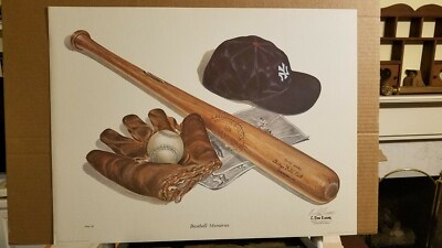 C. Don Ensor - Art Print - Signed - Baseball Memories - Babe Ruth - NY ...