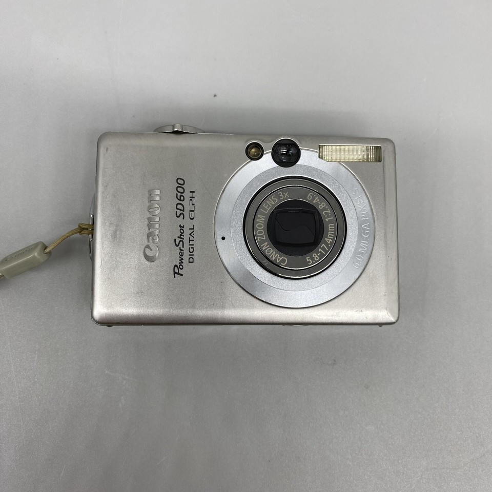 Canon PowerShot SD600 ELPH 6.0 MP Digital Camera Silver No Battery-Fair | eBay