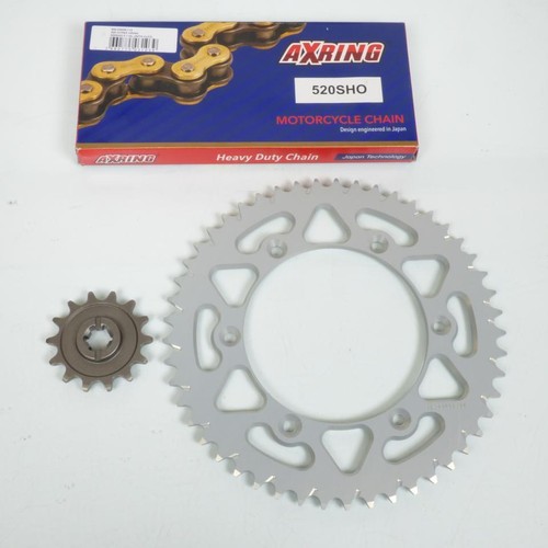 Kit chaîne Axring pour Moto Husqvarna 125 SMS 2008 à 2012 14X49 pas 520 ...