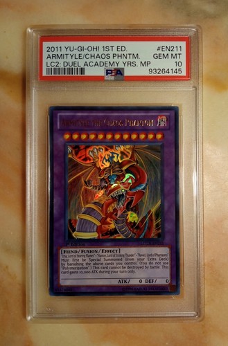 Yu-Gi-Oh 2011 Armityle The Chaos Phantom PSA 10 GEM MINT LCGX-EN211 1st ...