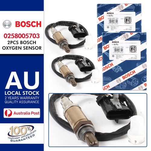 2X GENUINE BOSCH Oxygen Sensor For Rodeo RA2007-on 4 Cyl 2.4L Y24SE ...