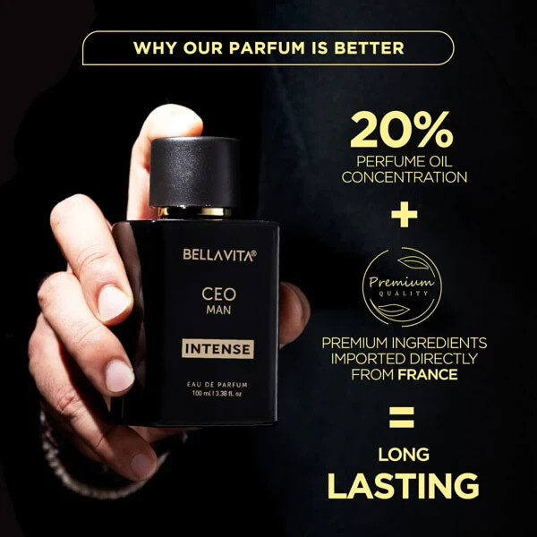Bella Vita Luxury CEO Man Intense EAU DE PERFUME FOR MEN Perfume ...