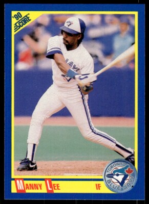 1990 Score Baseball Card Manny Lee Toronto Blue Jays #482 | eBay